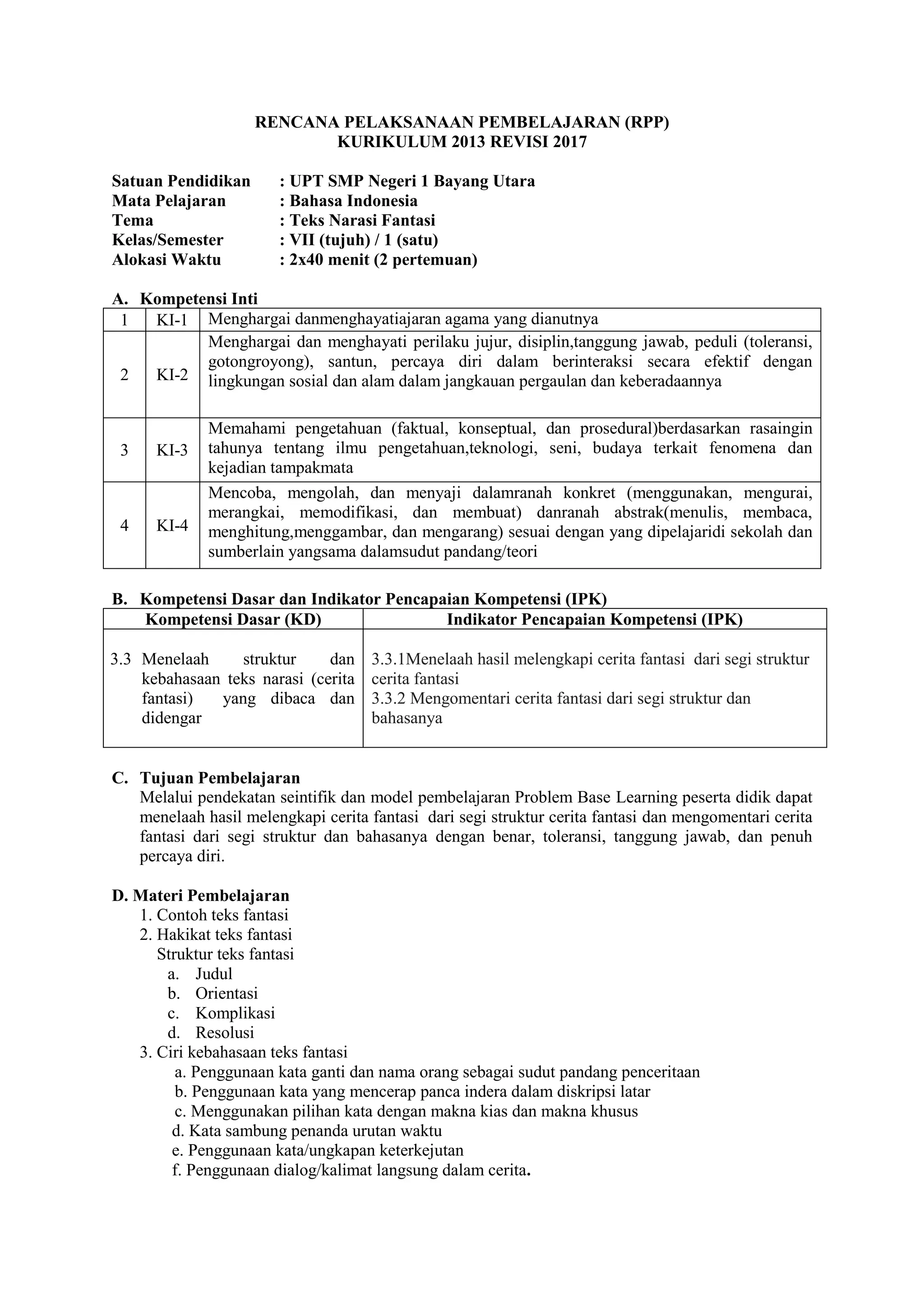 RPP 3.3 Teks Narasi FantasiSuspa sari.docx