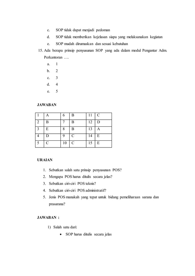 Rpp 3 jenis dan prinsip pos | PDF