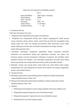 RPP PKN X Kurikulum 2013 yasirmaster.web.idRpp 4 | PDF