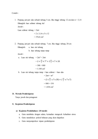 Rpp 6 MATERI TABUNG | DOCX