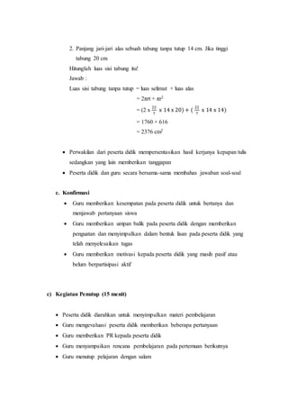 Rpp 6 MATERI TABUNG | DOCX
