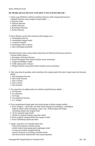 Rpp 7 geo mitigasi bencana (1) | DOC