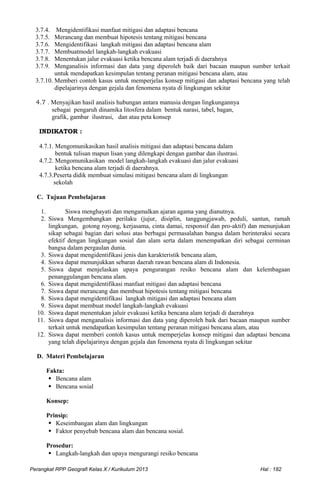 Rpp 7 geo mitigasi bencana (1) | DOC