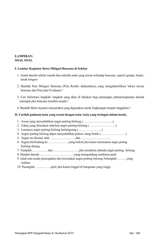 Rpp 7 geo mitigasi bencana (1) | DOC
