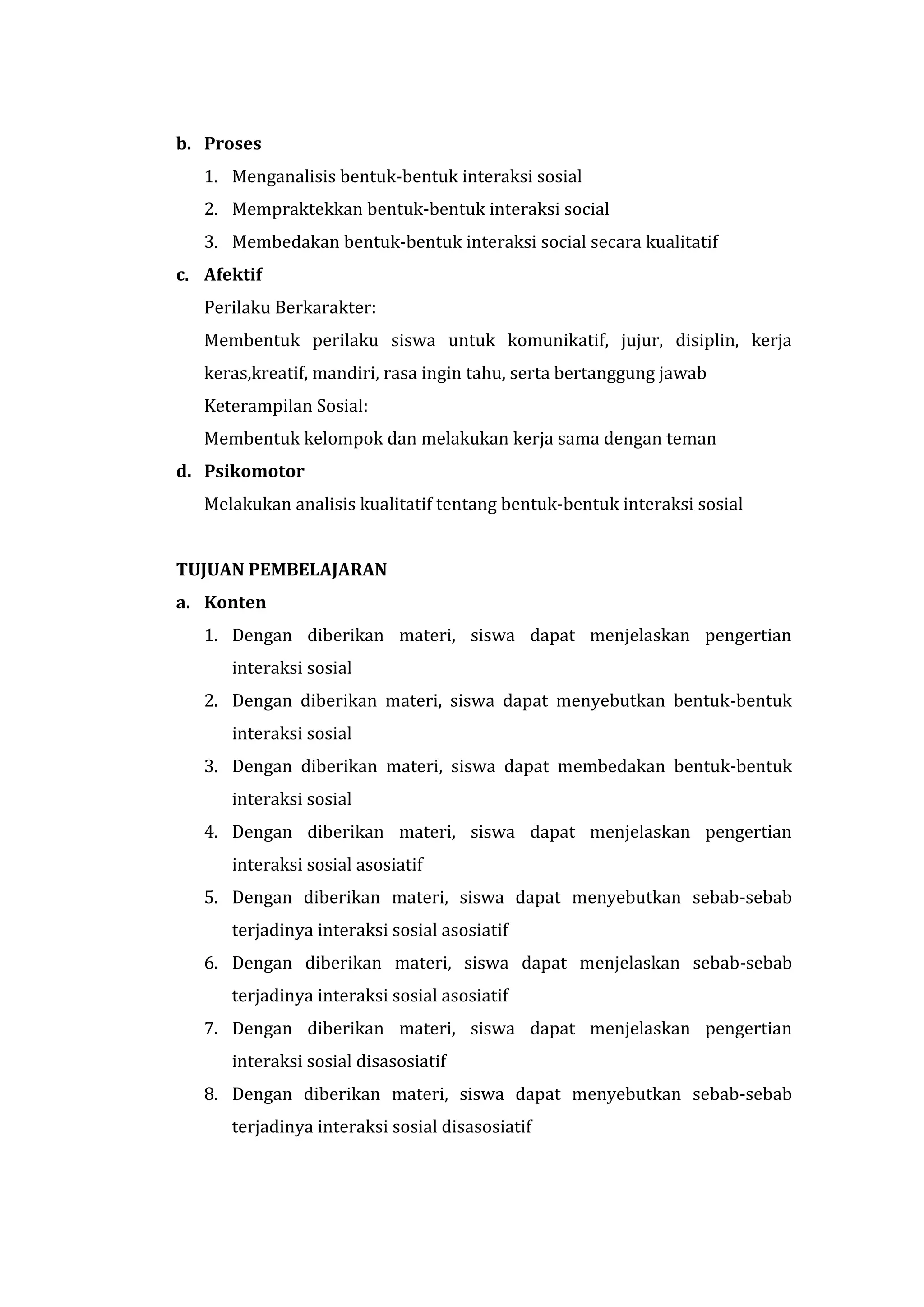 Contoh RPP SMP | DOCX