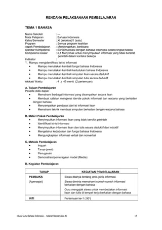 Rpp b. ind smk kelas xi | PDF