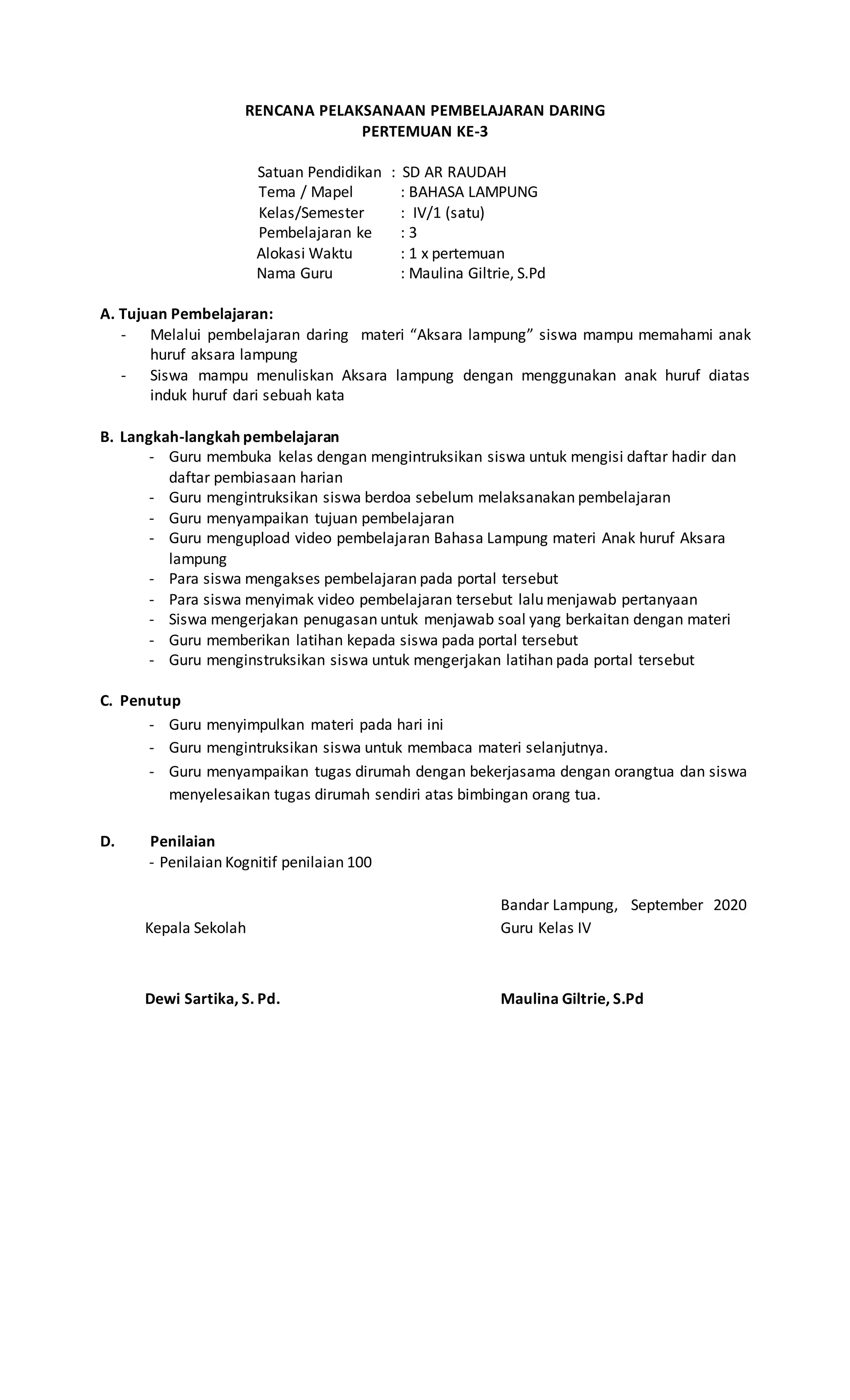 Rpp b.l ampung 3 | DOC