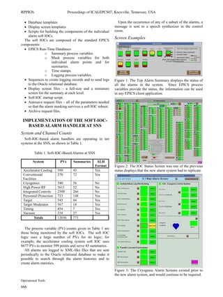 The New Soft-IOC Based alarm handler at the SNS | PDF