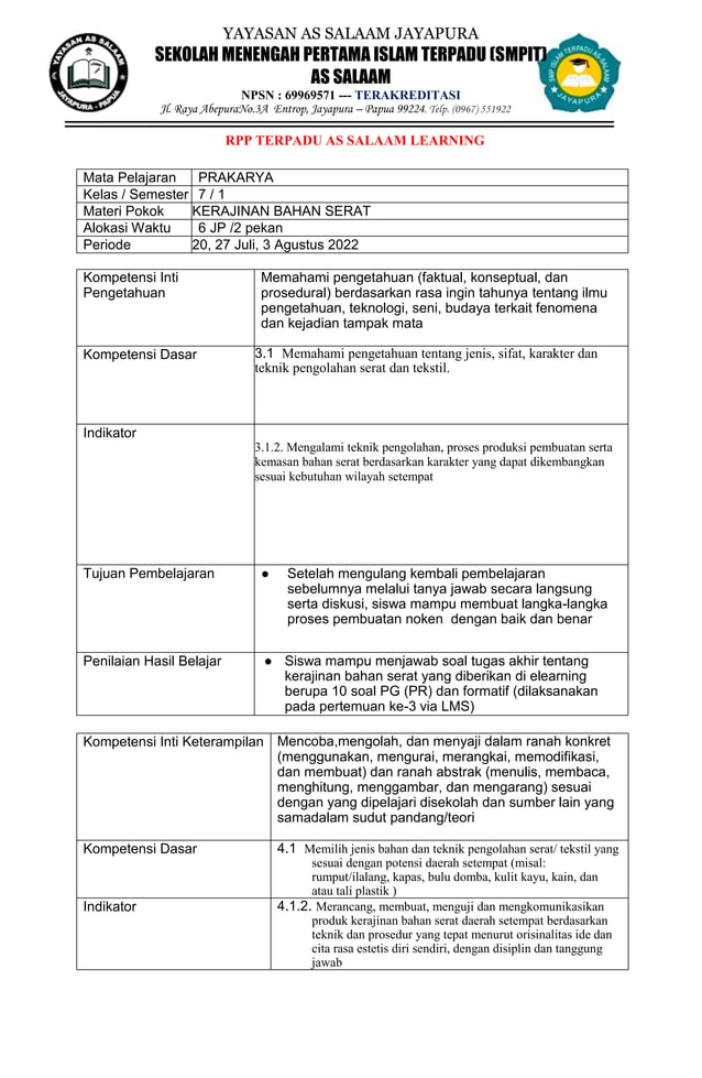 RPP bahan serat 2.docx