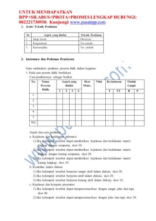 Rpp Bahasa Arab Kelas 8 Kurikulum 2013 | DOCX