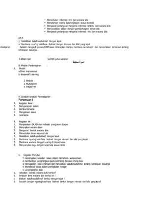 Rpp bahasa arab sma xi | DOCX