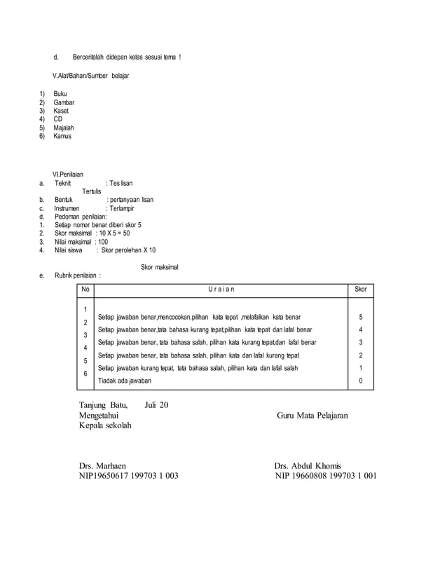 Rpp bahasa arab sma xi | DOCX