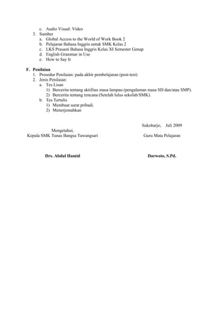 Rpp bahasa inggris smk_xi_kd.04