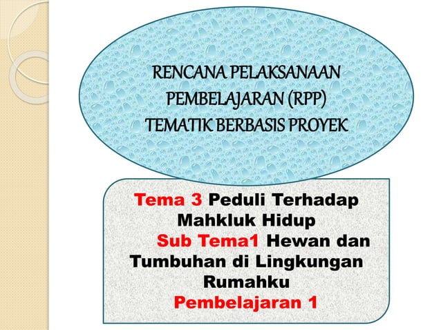 Rpp berbasis proyek | PPTX