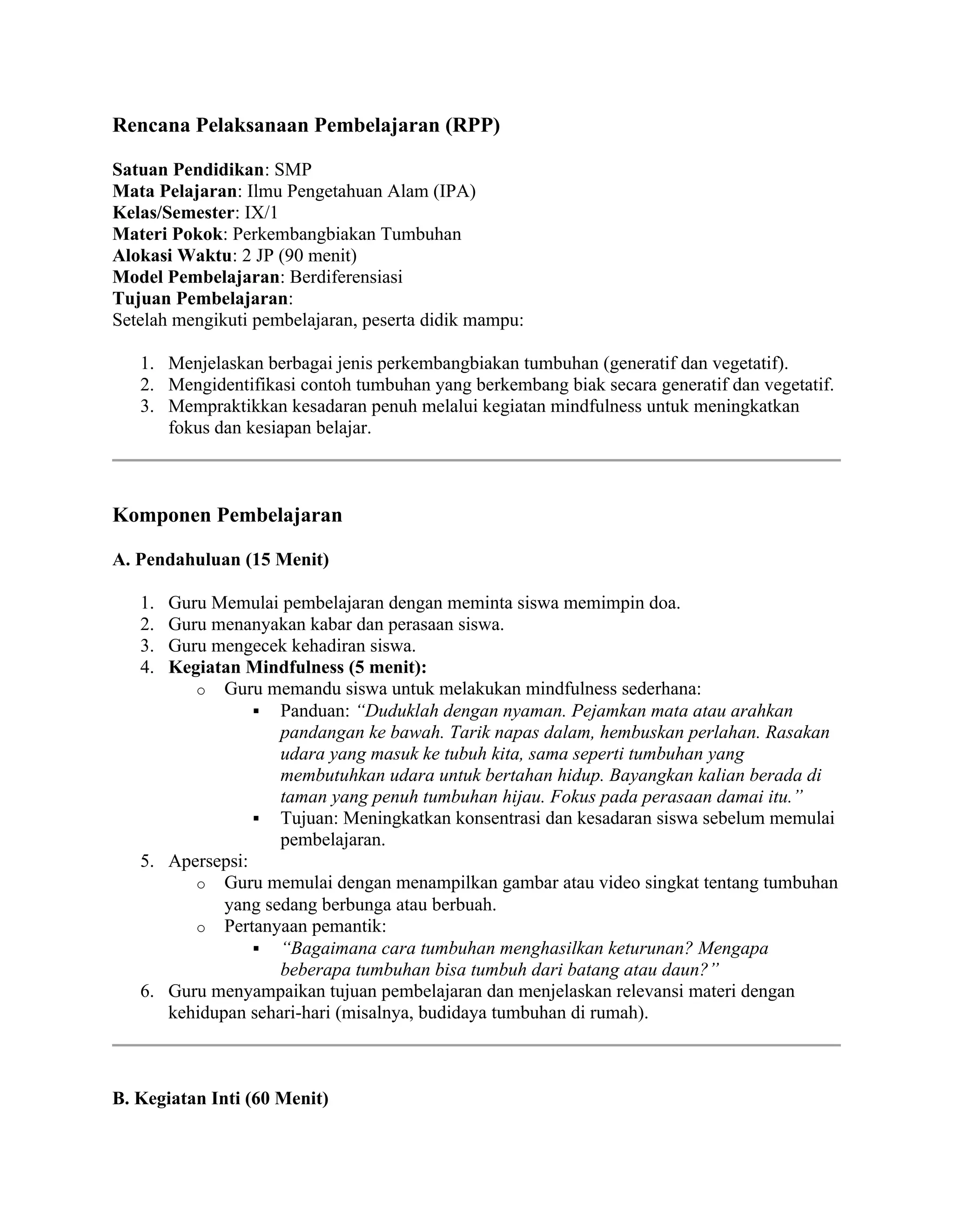 Contoh RPP BERDIFERENSIASI IPA KELAS 9.docx