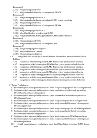 Rpp ekonomi sma xi KD 3.8 bumn, bums bumd dan koperasi | RTF