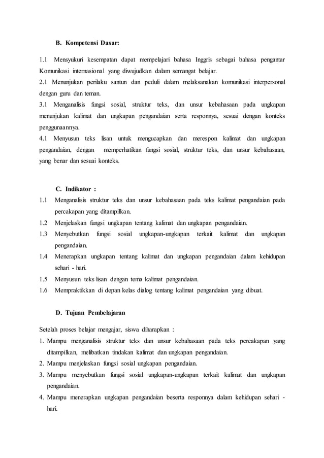 Rpp conditional sentence | DOCX