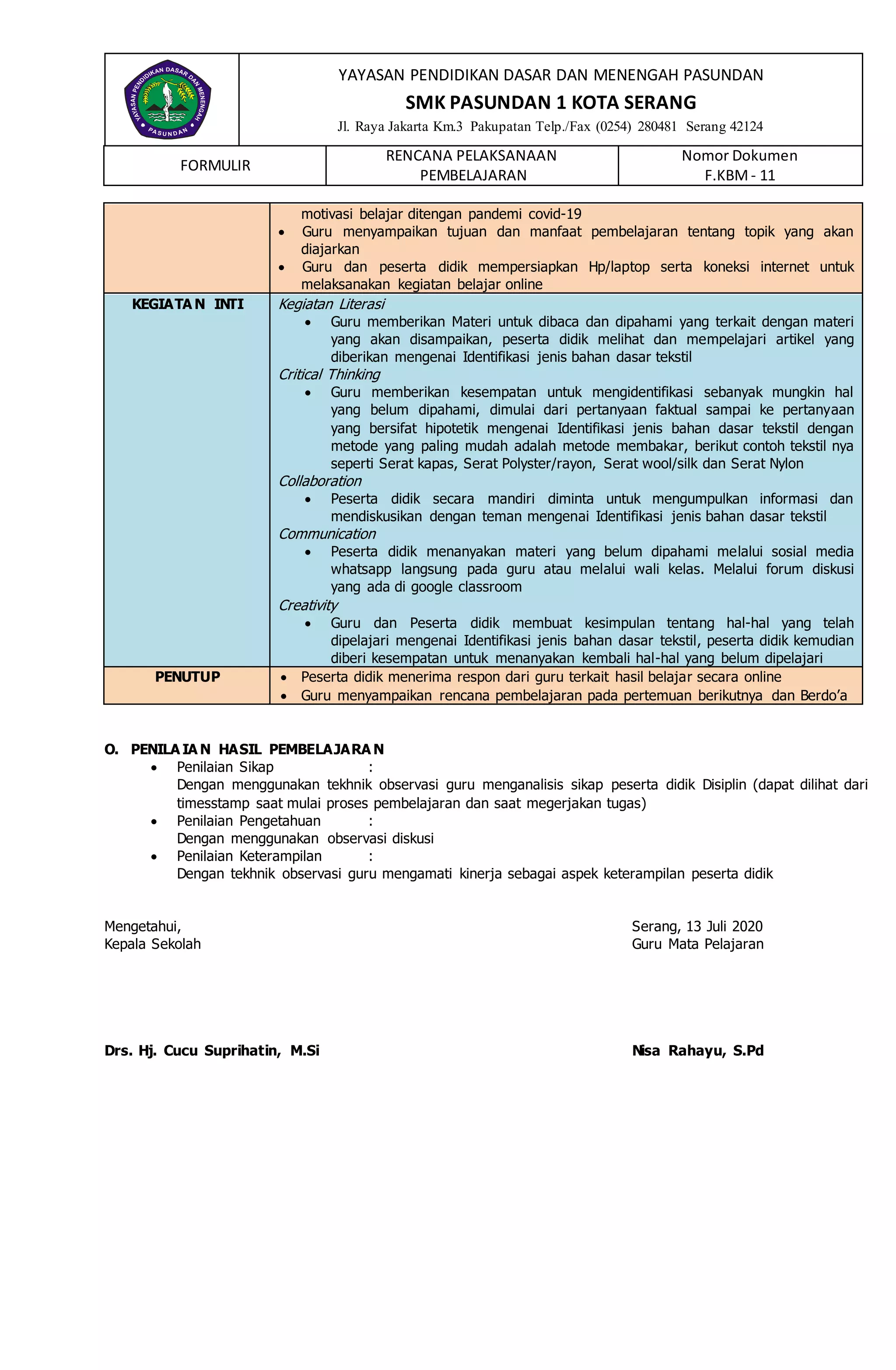 rpp daring laundry.doc