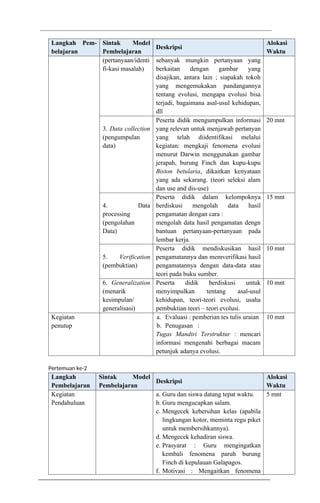 rpp materi evolusi kelas 12 sesuai kurikulum 2013 | DOC