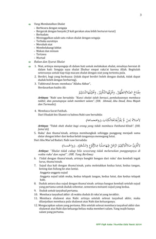 RPP Fiqih Kelas 7 MTs K-13 contoh | PDF