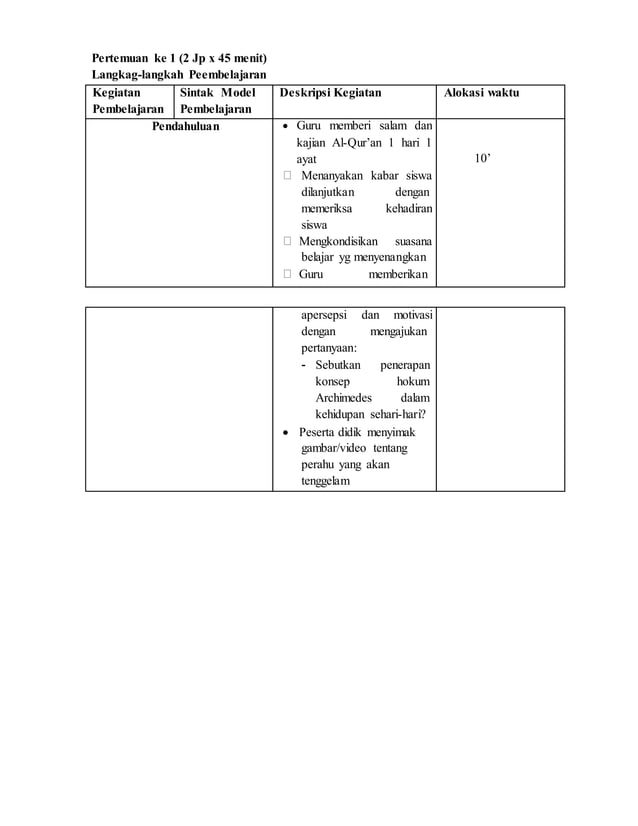 Rpp fisika berbasis stem | DOCX