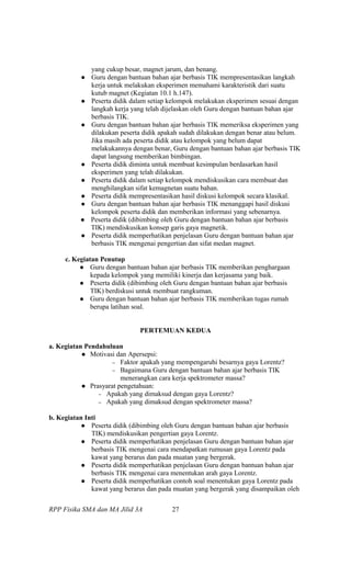 Rpp fisika sma kelas xii smt 1 dan 2 | PDF