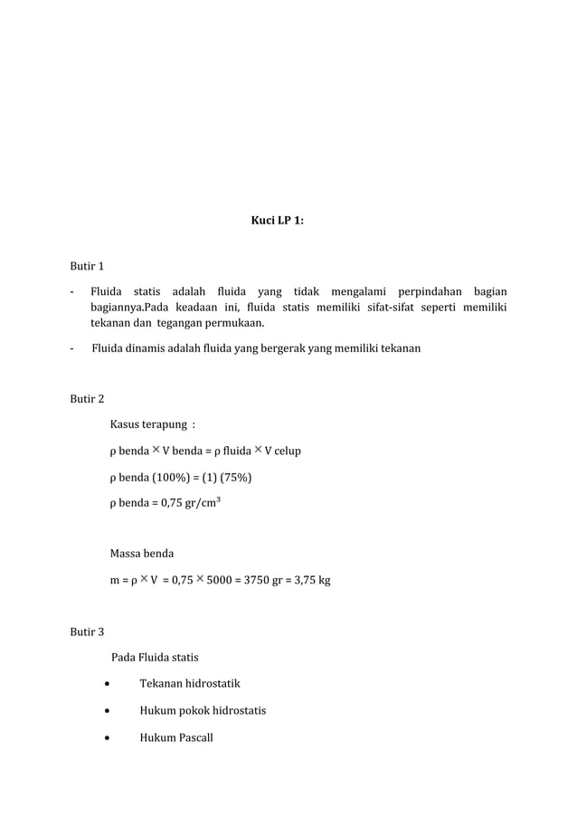 Rpp (fluida statis dan dinamis) | DOC