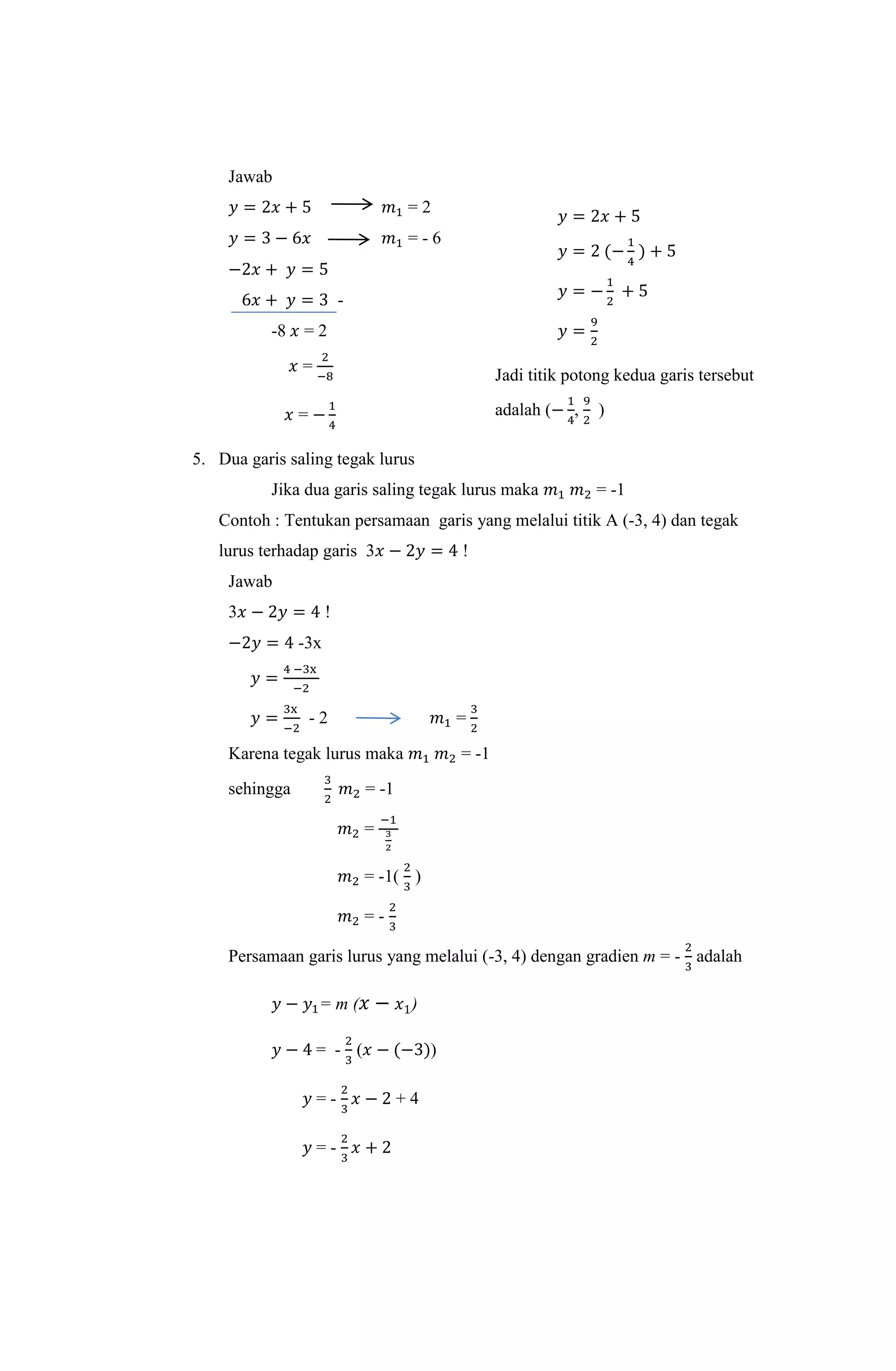 Rpp fungsi linear | PDF