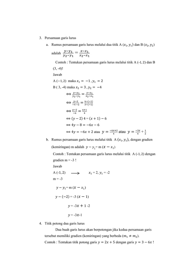 Rpp fungsi linear | PDF