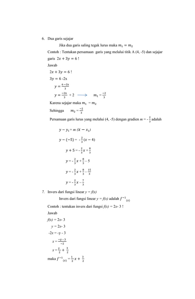 Rpp fungsi linear | PDF