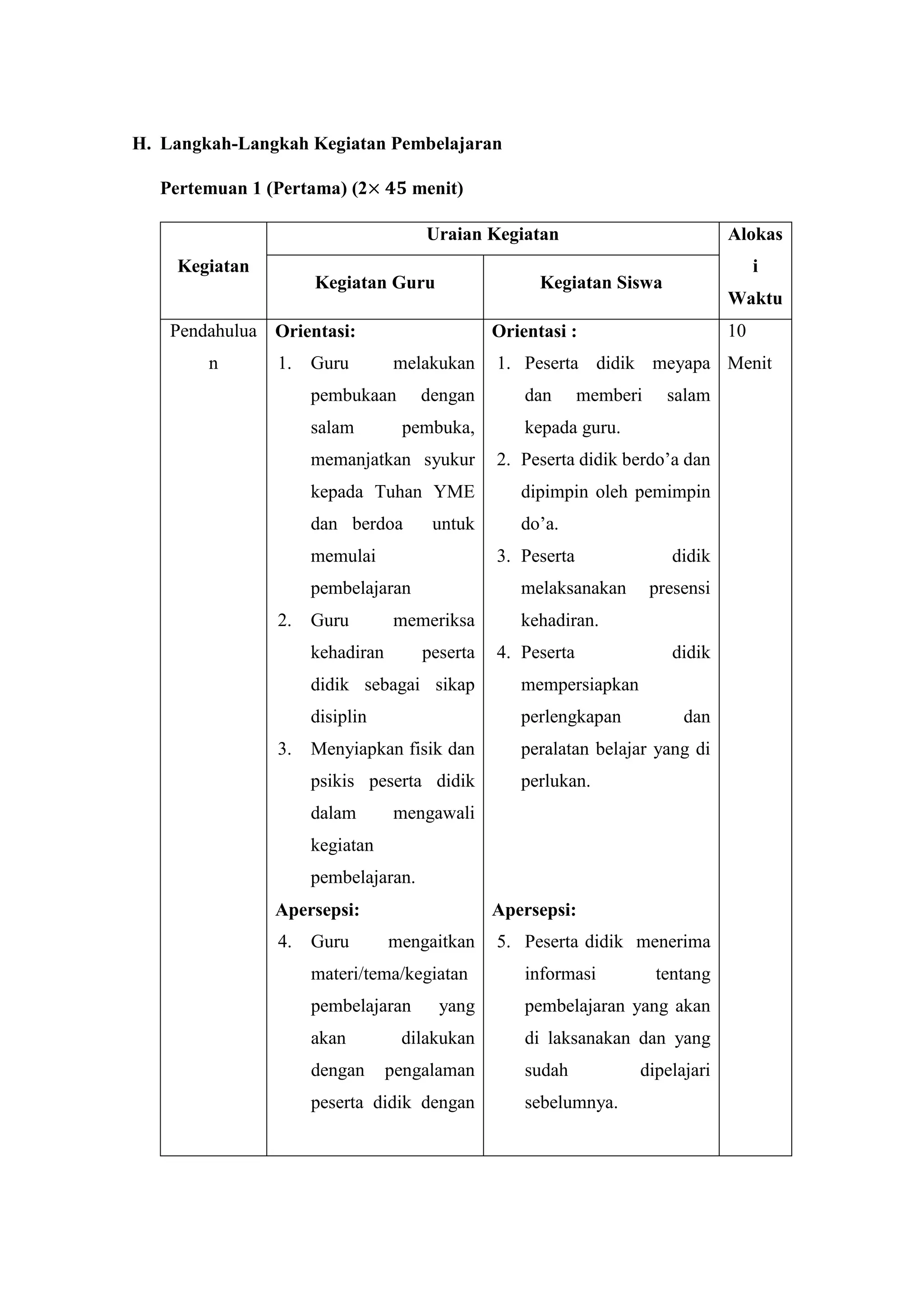 RPP Fungsi Logaritma Model Discovery Learning | PDF