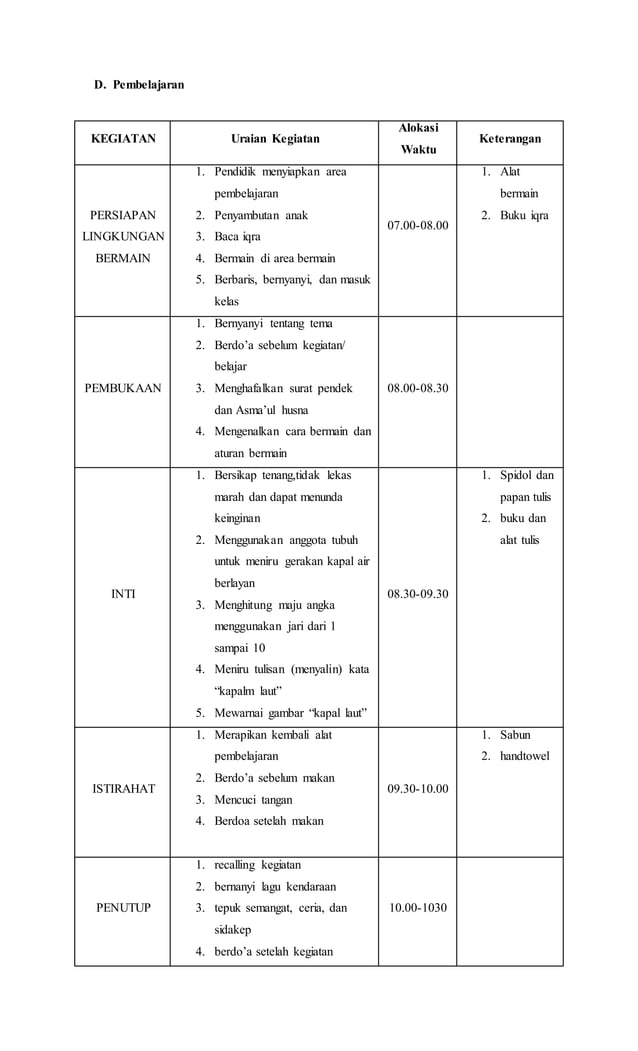 Rpph feb 2020 kendaraan air copy | PDF
