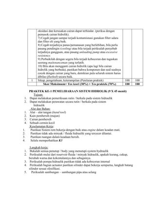 Rpp hidrolik TSM | DOCX