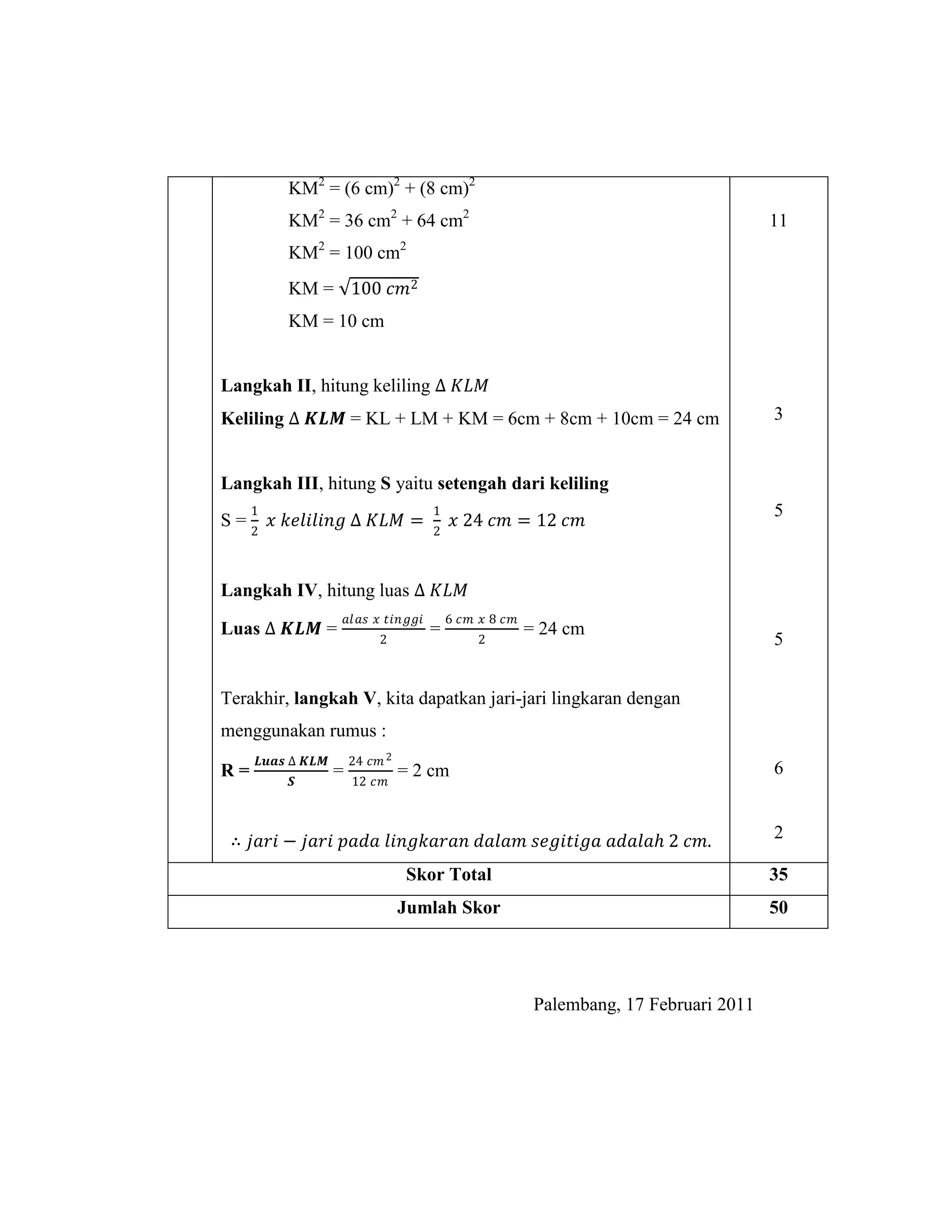 Rpp i sifat garis singgung ligkaran - aplot | PDF