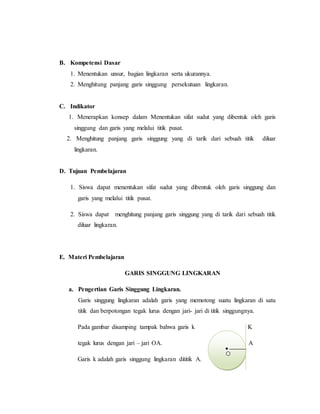 Rpp Garis Singgung Persekutuan 2 lingkaran | DOCX