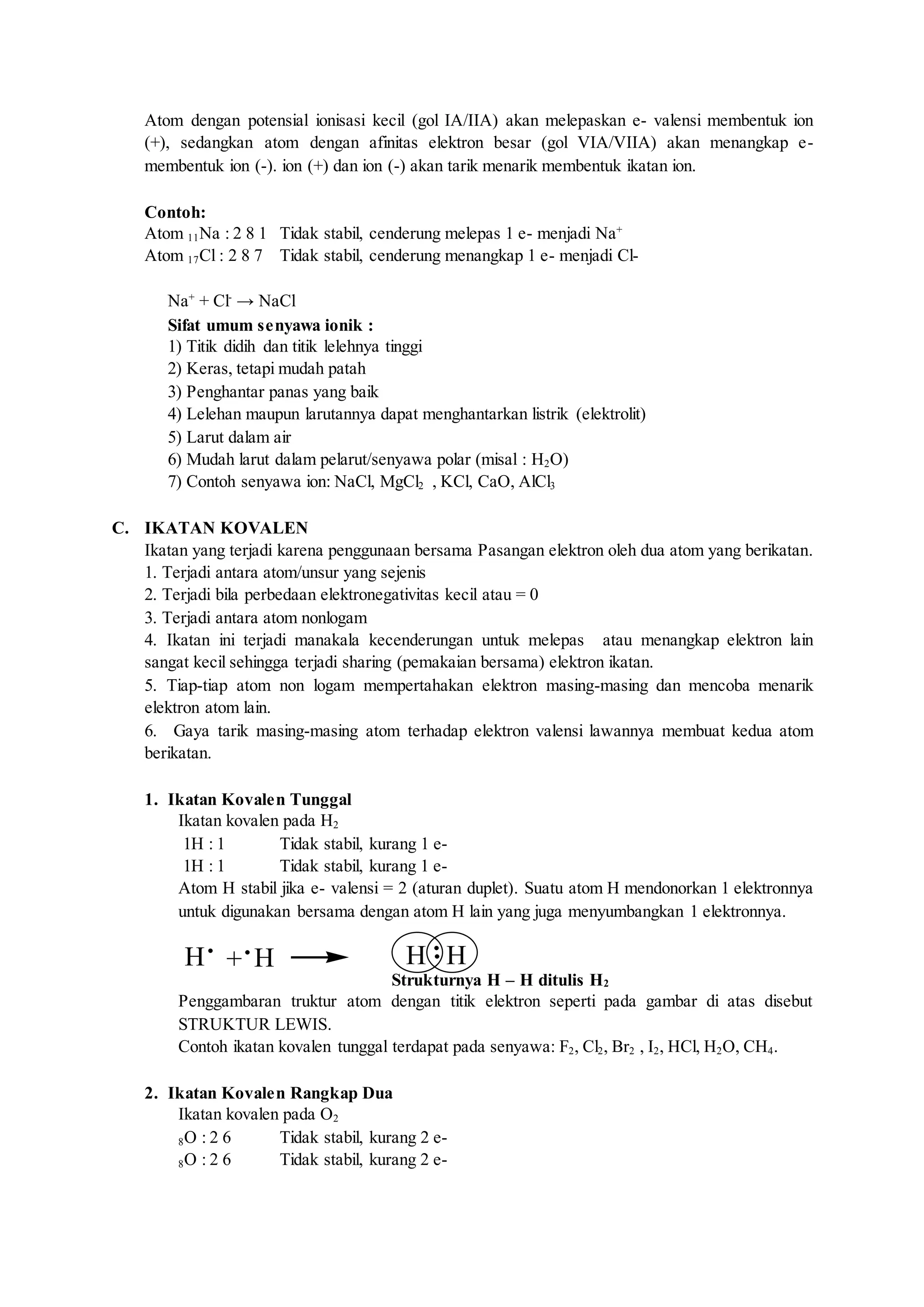 Rpp ikatan kimia kd 3.5 n2 | DOC