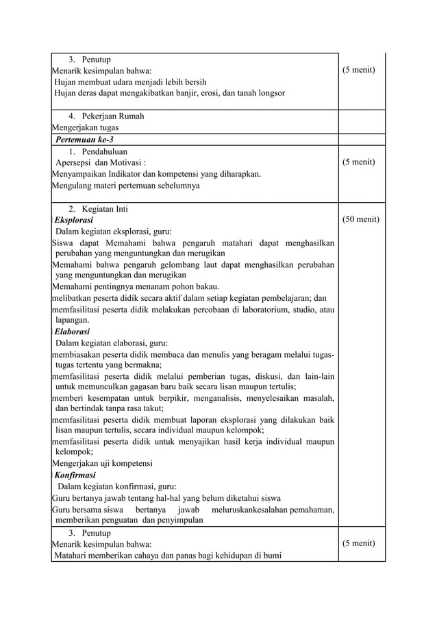Rpp ipa kelas 4 smstr 2 | DOCX