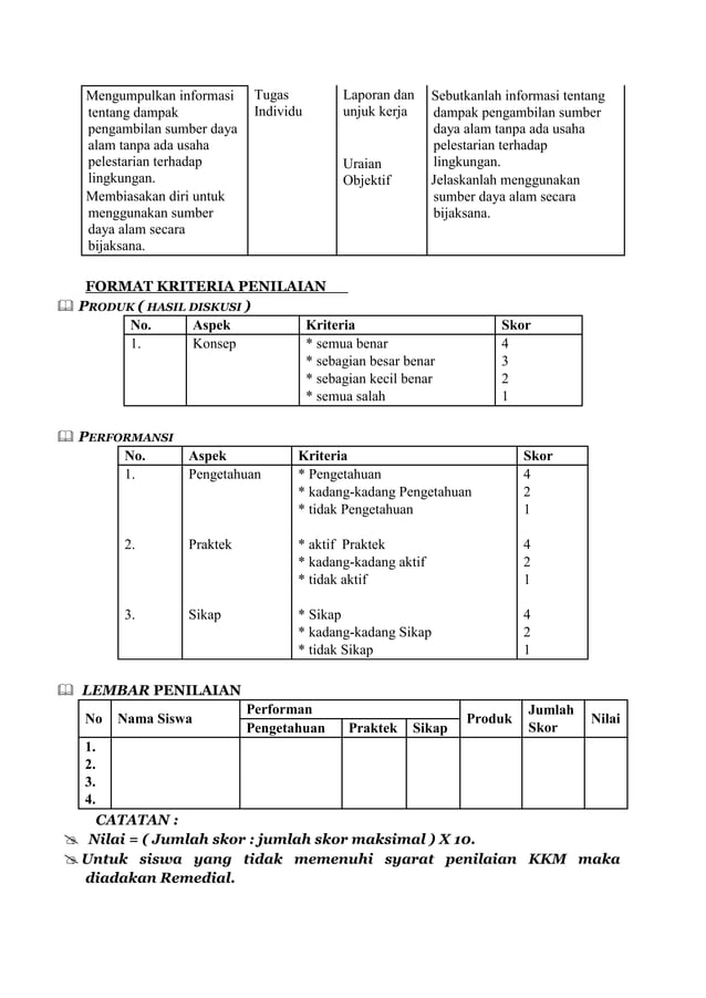 Rpp ipa kelas 4 smstr 2 | PDF