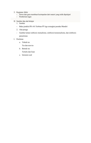 Rpp ipa kelas iv | PDF