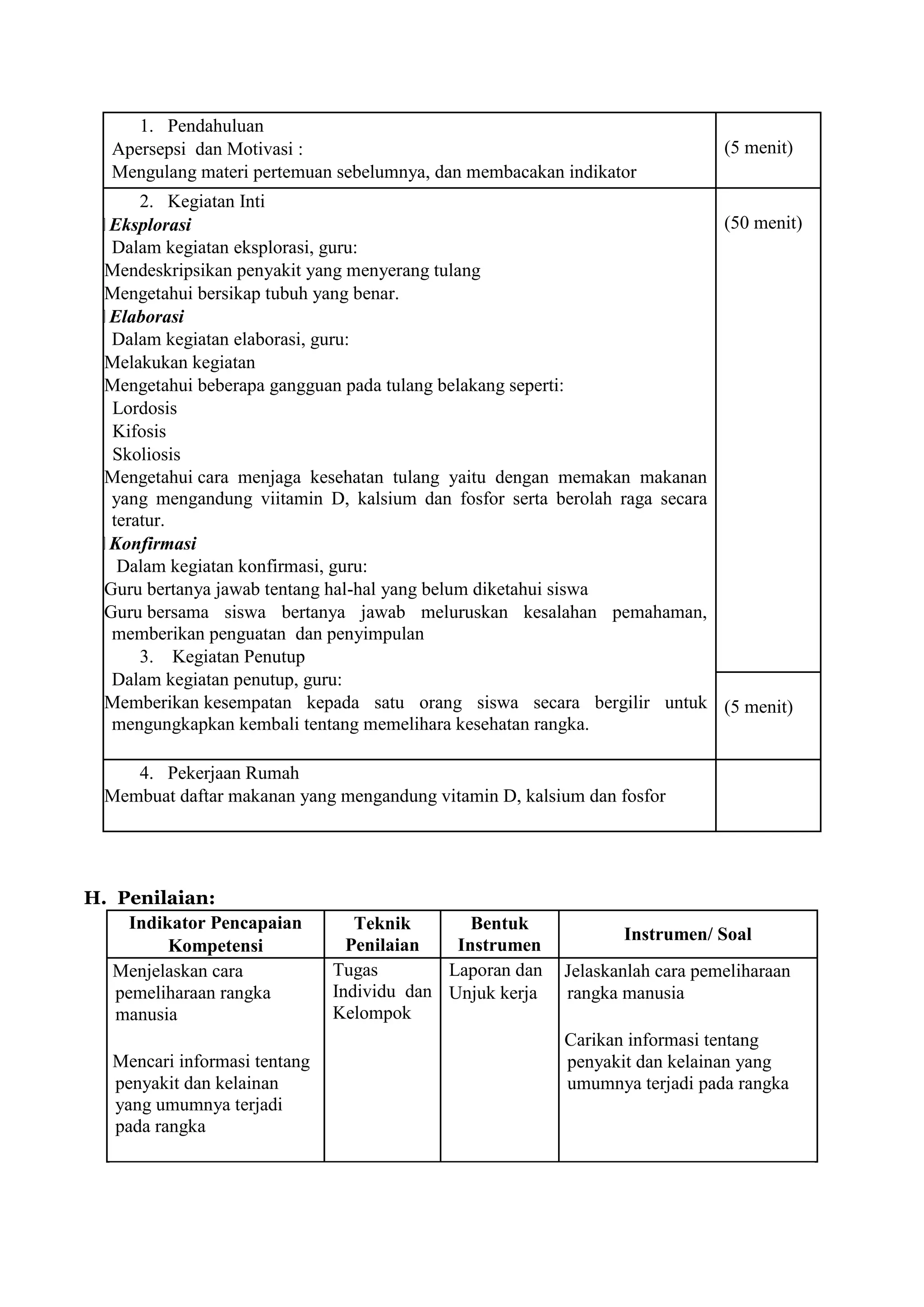 Rpp ipa kelas iv semester 1 | DOCX
