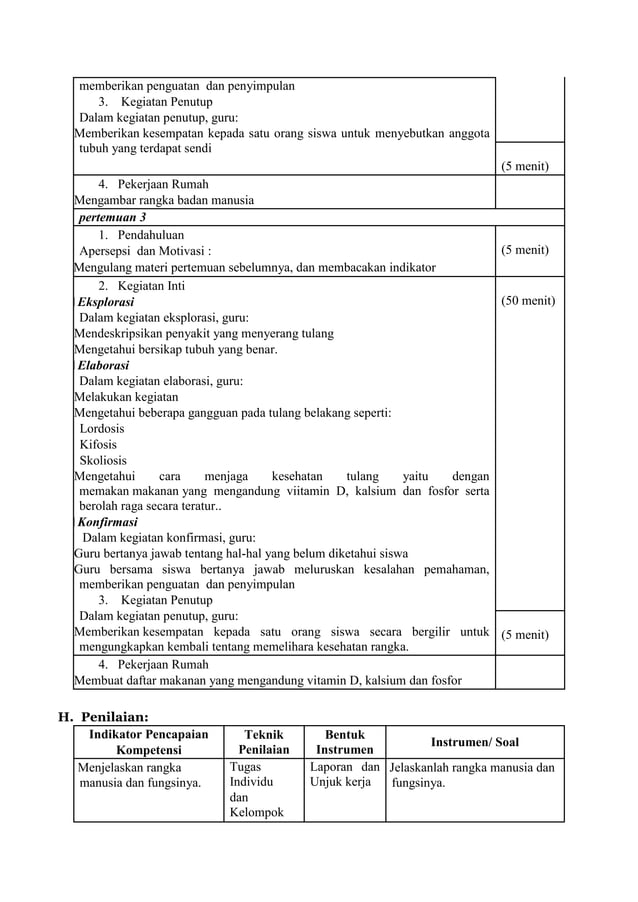 Rpp ipa kelas iv semester 1 | DOCX