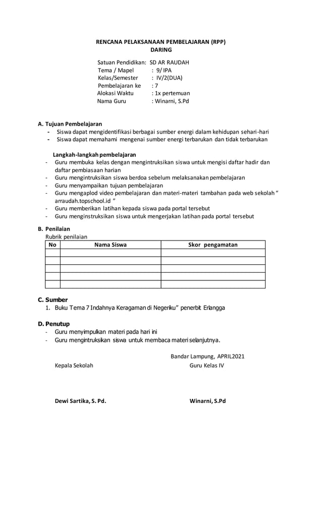 Rpp ipa pb7 sm2 | DOCX