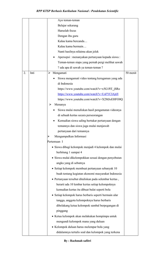 Rpp ips kelas 4 semester 2 potensi daerah dan kegiatan ekonomi berbasis ...