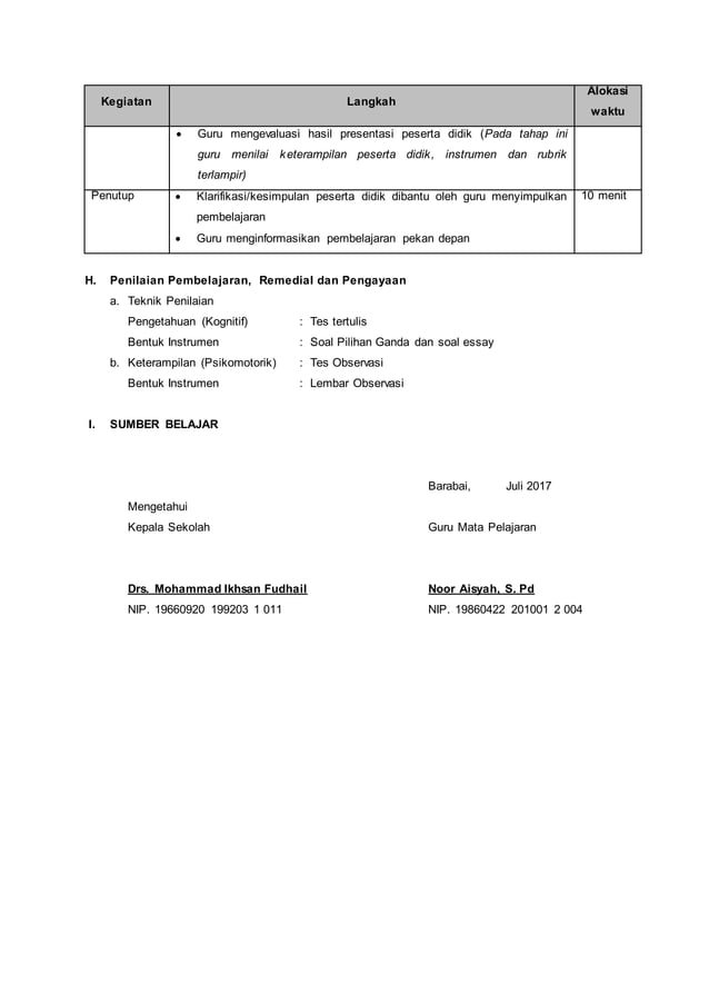 Rpp kd 3.1 dan 4.1 fisika tik besaran dan satuan | DOCX