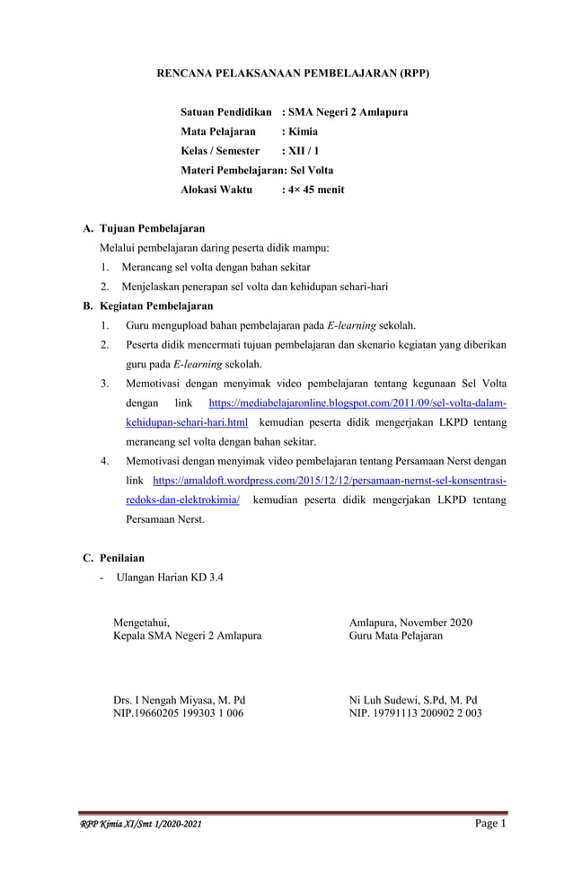 Rpp kd 3.4 pertemuan 2 | PDF