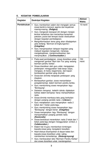 Rpp kelas 2 tema 2 bermain di lingkunganku revisi 2018 | DOCX