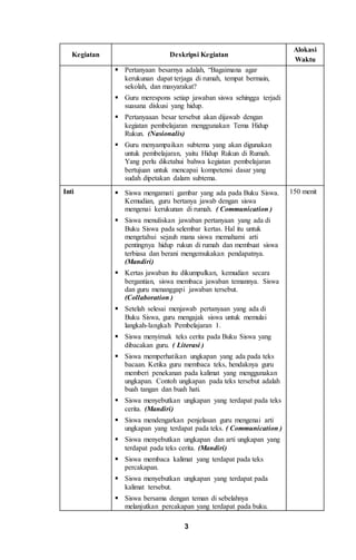 Rpp kelas 2 tema 2 hidup rukun revisi 2018 | PDF