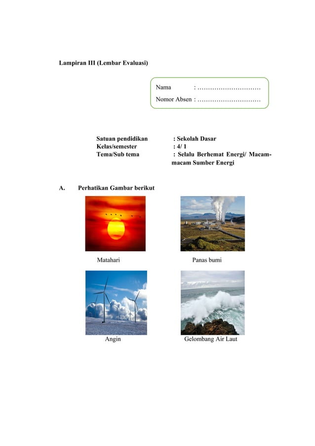 RPP kelas 4 tema 2 subtema 2 pembelajaran 2 | DOC