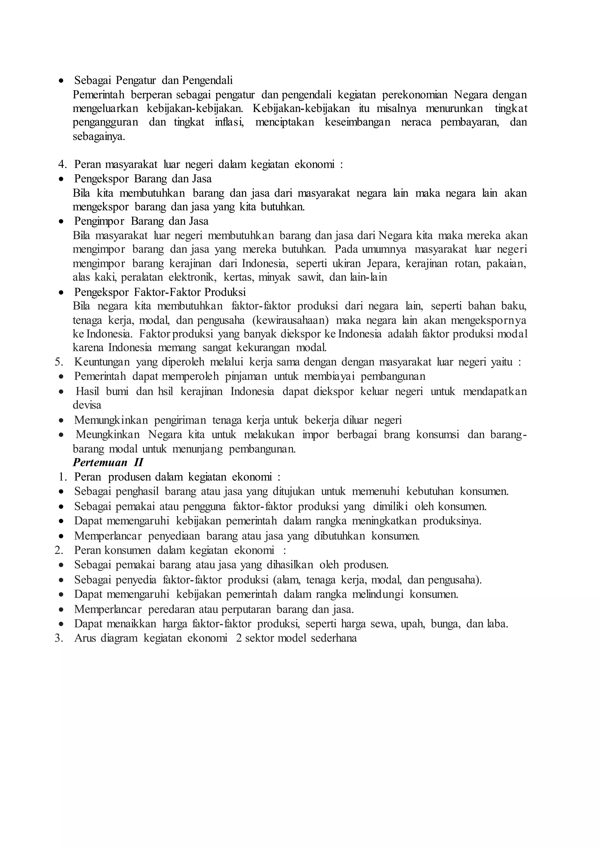 Rpp kelas x pelaku kegiatan ekonomi metode role playing | DOCX