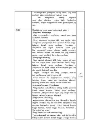 Rpp kelas x pelaku kegiatan ekonomi metode role playing | DOCX